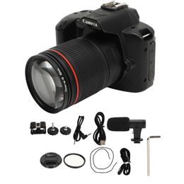 4K 64MP HD-Digitalkamera mit Nachtsicht, 3-Zoll-IPS-Farbdisplay, WLAN-Digitalkamera, 16-facher Digitalzoom, 120-Grad-Weitwinkel mit Fülllicht