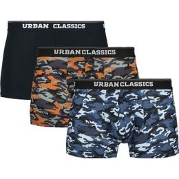 Urban Classics Boxer Short 3-Pack Boxershort-Set schwarz camouflage in XL TB3538 bl. camo/or. camo/ black