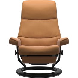 Relaxsessel stressless, B:91cm H:109cm T:82cmnew caramel batick, Leder BATICK: BATICK ist ein leicht korrigiertes, durchgefärbtes und genarbtes