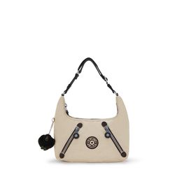 Kipling Schultertasche 'Nikki' Damen Gr&ouml;&szlig;e One Size beige / schwarz