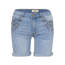 Koroshi Shorts Damen Gr&ouml;&szlig;e 32/33 sand / hellblau
