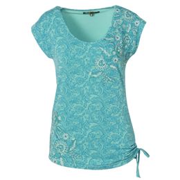 Koroshi Shirt Damen Gr&ouml;&szlig;e L blau / aqua / gr&uuml;n