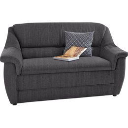 2-Sitzer DOMO collection "Lale formsch&ouml;nes und komfortables Sofa, zeitlos und elegant", grau (anthrazit), B:148cm H:88cm T:93cm, Struktur (100% Polyester);Microfaser PRIMABELLE (100% Polyester);Struktur grob (85% Polyester, 15% Polyacryl), Sofas, optimal f&uuml;r kleinere R&auml;ume