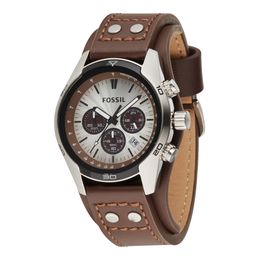 Fossil Uhr 'Coachman' Herren Gr&ouml;&szlig;e One Size dunkelbraun / anthrazit / silber