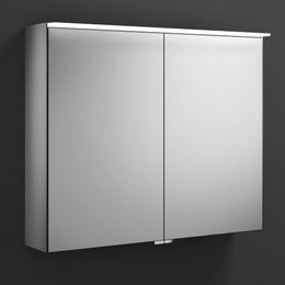 Burgbad Yumo Spiegelschrank mit horizontaler LED-Beleuchtung 80 cm