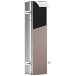 Emco asis plus WC-Modul - Unterputzmodell 15,4 x 65,8 cm, Türanschlag links