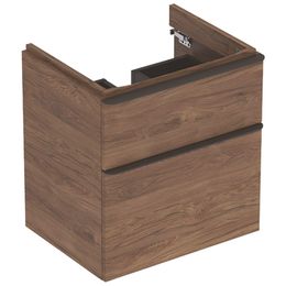 Geberit Smyle Square Waschtischunterschrank 58,4 cm, zwei Schubladen