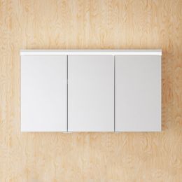 Burgbad Lin20 Spiegelschrank mit LED-Beleuchtung, 120 cm, 3 Spiegeltüren, links