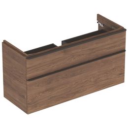 Geberit Smyle Square Waschtischunterschrank 118,4 cm, zwei Schubladen