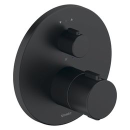 Duravit Thermostatarmaturen Thermostat Unterputz Set, 2 Verbraucher, rund