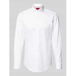 Hugo Slim Fit Business-Hemd mit Haifischkragen Modell 'Kason'