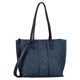 Gabor Shopper »Anni« elegant aus Lederimitat mit dezentem Kontrastbesatz Blau