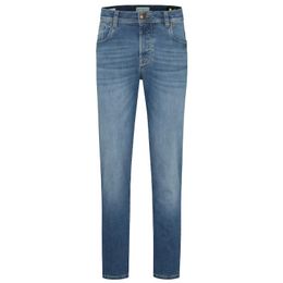 Bugatti 5-Pocket-Jeans, im Used-Look blau 40 - Länge 32 Länge 32 40 Baumwoll-Elasthan-Mix