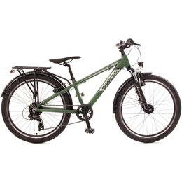 Bachtenkirch ATB »24" "SWOP" Jugendfahrrad matt-grün mit Federgabel« 8 Gang Shimano Shimano-TX Schaltwerk Kettenschaltung für Damen und Herren,...