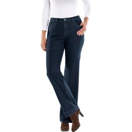 Damen Jeans mit weitem Bein dark blue, Gr&ouml;&szlig;e 40