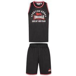 Lonsdale London PEWSEY Trainingsanzug schwarz in S 117710 1502/Black/Red/White
