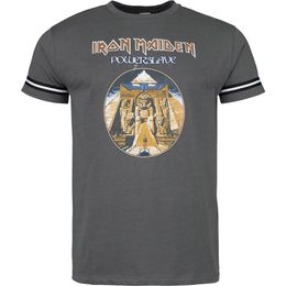 Iron Maiden Powerslave T-Shirt grau in M 467390-4