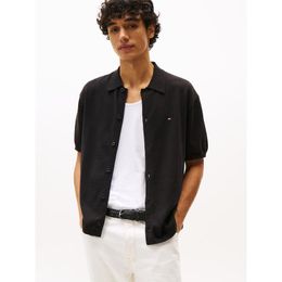 Tommy Hilfiger Kurzarmhemd »ESSENTIAL COTTON SS OVER SHIRT« Black S - N-Gr N-Gr S Overshirt von Tommy Hilfiger