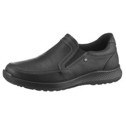 Jomos Slipper »Campus«, Freizeitschuh, Slip-on Sneaker, Halbschuh mit herausnehmbarer Sohle schwarz 43 43 Klassischer Slipper mit modischen Ziernähten