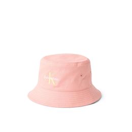 Calvin Klein Jeans Fischerhut »MONOLOGO EMBROIDERY BUCKET HAT« Powder Orange