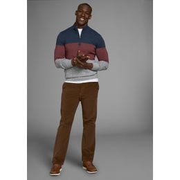 MAN'S WORLD Dehnbund-Hose MAN'S WORLD "aus Cord", Herren, Gr. 24, N + U Gr, beige, Cord, Obermaterial: 98% Baumwolle, 2% Elasthan, straight fit lang, Hosen, mit Stretchbund