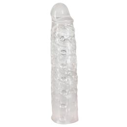 You2Toys Penishülle mit Noppen und Adern, transparent
