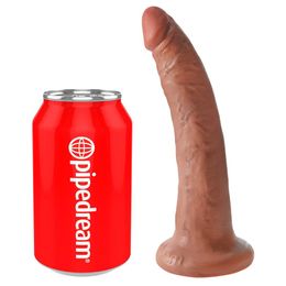 King Cock Naturdildo 7" Cock mit Saugfuß