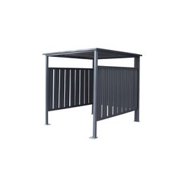 WESTMANN Fahrrad- und Raucherunterstand anthrazit 180x200 cm