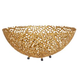 Riess Ambiente riess-ambiente Schale ABSTRACT - filigran 45cm silber Handarbeit