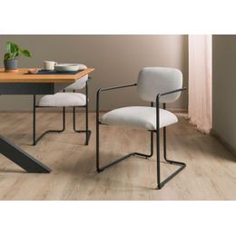 Polsterstuhl 51x58x78 beige ELISE #301 - 2er Set