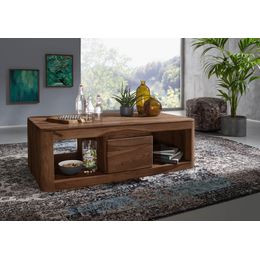 Couchtisch Sheesham 118x65x40 smoked cherry gebeizt TORONTO #152