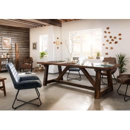 Esstisch Altholz 190x100x78 natur unbehandelt BASSANO #111