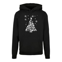 F4NT4STIC Sweatshirt 'Star Wars Christmas Tree' Herren Gr&ouml;&szlig;e XS schwarz / wei&szlig;