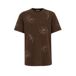 WE Fashion Shirt male Brown size XXL