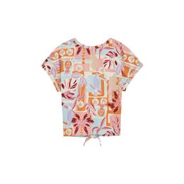 WE Fashion T-Shirt M&auml;dchen Gr&ouml;&szlig;e 146/152 hellblau / orange / rosa / wei&szlig;