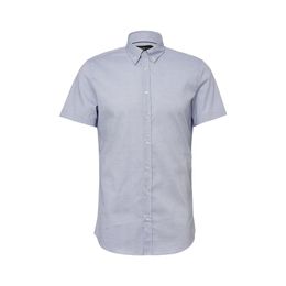 s.Oliver BLACK LABEL Hemd Herren Gr&ouml;&szlig;e XS/S taubenblau / offwhite
