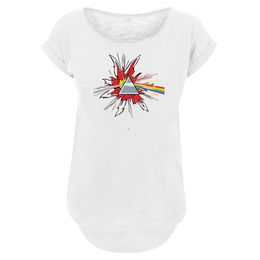 F4NT4STIC Shirt 'Pink Floyd Pop Art Prism' female White size L
