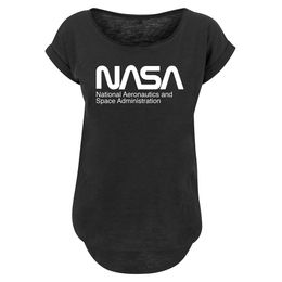 F4NT4STIC Shirt 'NASA Aeronautics And Space' female Black size M
