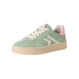 Tamaris Sneaker Damen Gr&ouml;&szlig;e 40 hellbeige / hellgr&uuml;n / hellpink