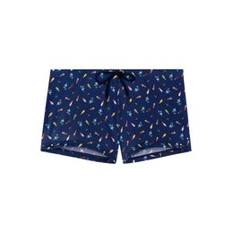 HOM Swim Trunks ' Swim Shorts Summer ' male Blue size XXL