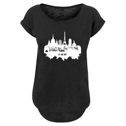 F4NT4STIC Shirt 'Cities Collection - Paris skyline' female Black size M