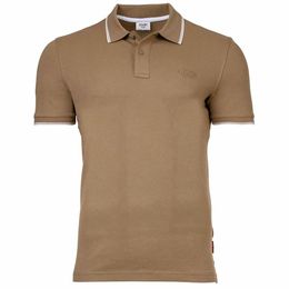 JOOP! Jeans Poloshirt 'Agnello' Herren Gr&ouml;&szlig;e S braun / wei&szlig;