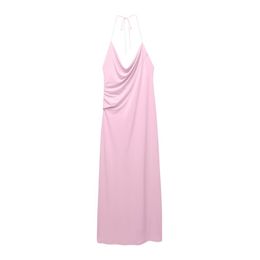 Pull&Bear Pull&Bear Kleid Damen Größe 42 hellpink Winterkleid