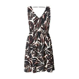 Only Sommerkleid 'ONLNOVA SARA' Damen Größe 38 kastanienbraun / schwarz / weiß