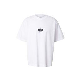 Jack & Jones JACK & JONES T-Shirt 'JCOSTRATUS' Herren Gr&ouml;&szlig;e S orange / schwarz / wei&szlig;