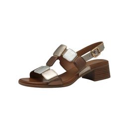 Tamaris Sandale Damen Gr&ouml;&szlig;e 41 bronze / silber / platin
