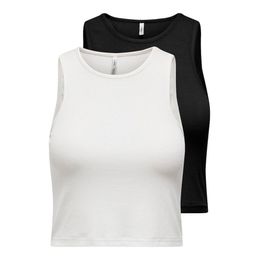 Only Top 'ONLBelia' Damen Gr&ouml;&szlig;e L schwarz / wei&szlig;
