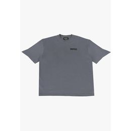 Dropsize Shirt 'Hustle Club' male Grey size XS