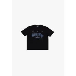 Dropsize T-Shirt Herren Gr&ouml;&szlig;e L hellblau / grau / schwarz