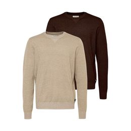 Blend Sweater male Beige, Brown size XXXL